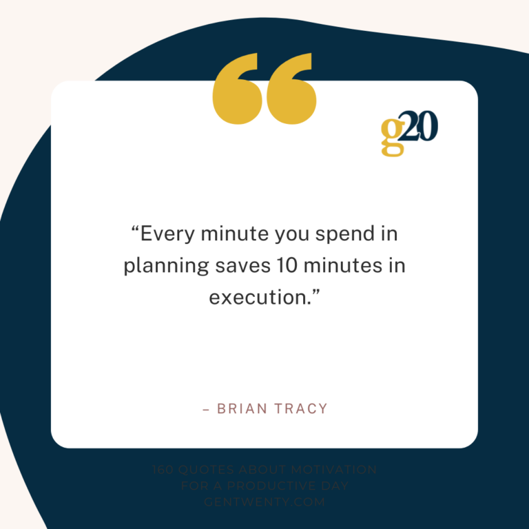 160 Quotes About Motivation For a Productive Day - GenTwenty