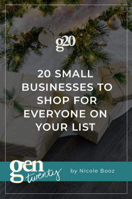 20 Small Businesses To Shop For Everyone On Your List - GenTwenty