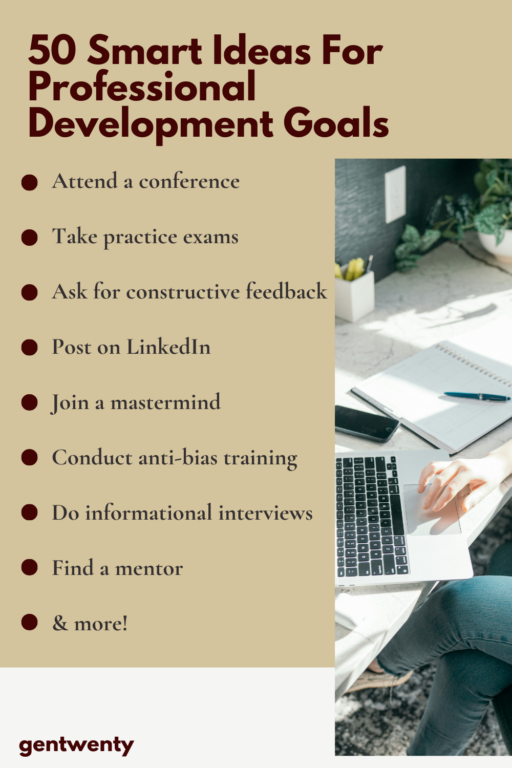 50 Smart Ideas For Professional Development Goals - GenTwenty