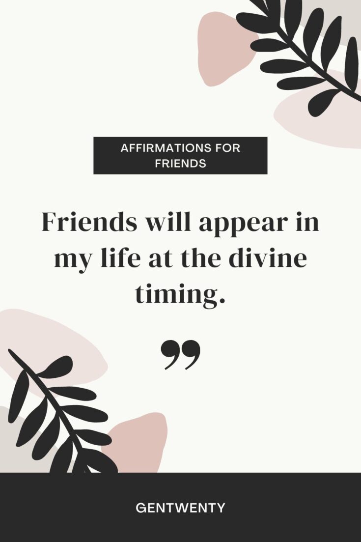100 Unique Affirmations For Friends