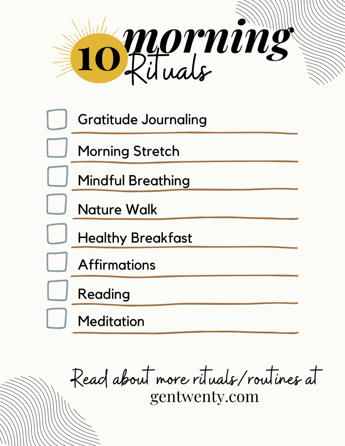 4 Places To Add Rituals In Your Day (Plus Examples!) - GenTwenty