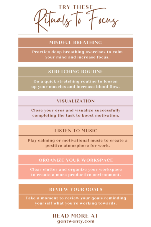4 Places To Add Rituals In Your Day (Plus Examples!) - GenTwenty