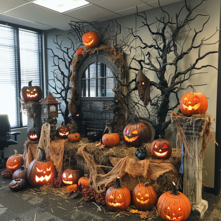 50+ Creepy and Cute Halloween Decor Ideas For The Office - GenTwenty
