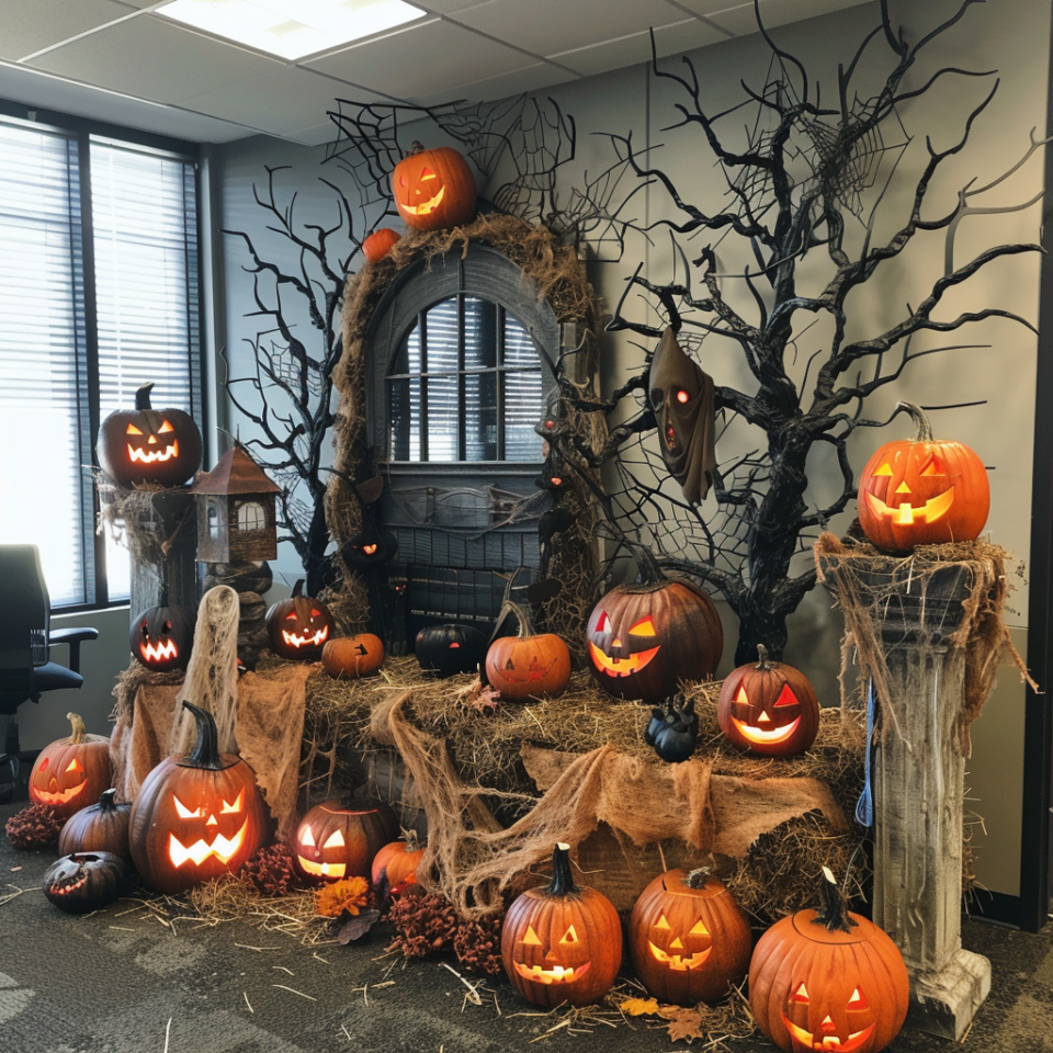 50+ Creepy and Cute Halloween Decor Ideas For The Office - GenTwenty