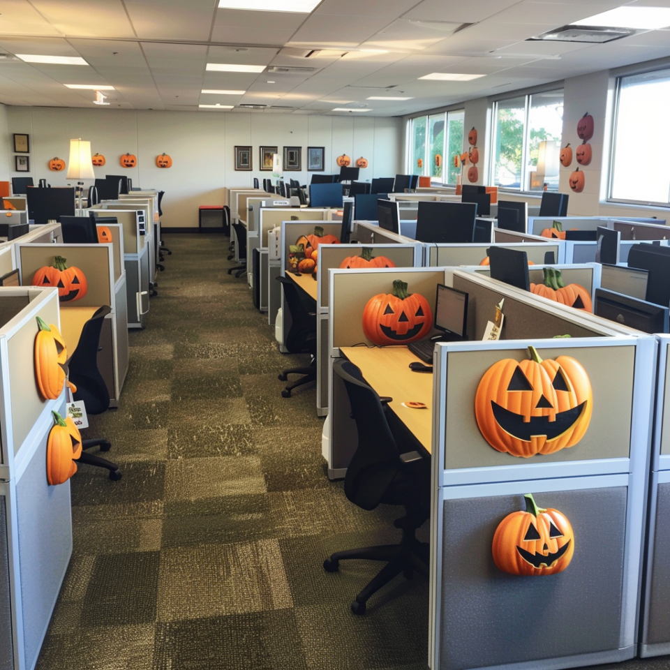 50+ Creepy and Cute Halloween Decor Ideas For The Office - GenTwenty