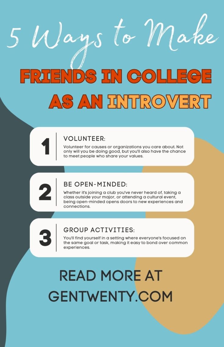 8 Vital Tips For Making Friends In College as an Introvert - GenTwenty