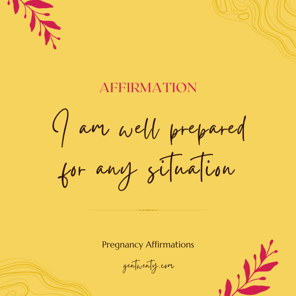 72 Positive Affirmations To Say While Pregnant - GenTwenty