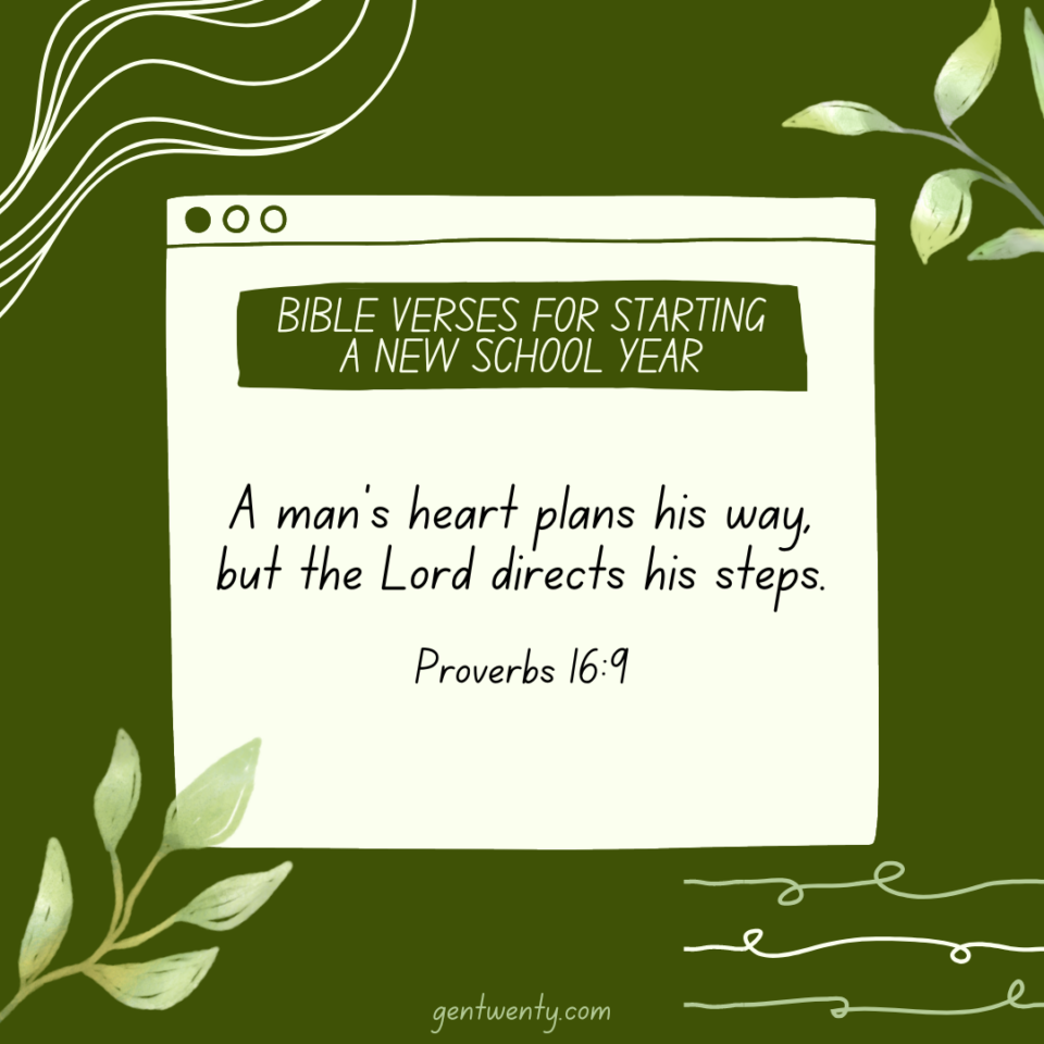 20+ Powerful Bible Verses For Starting A New School Year - GenTwenty