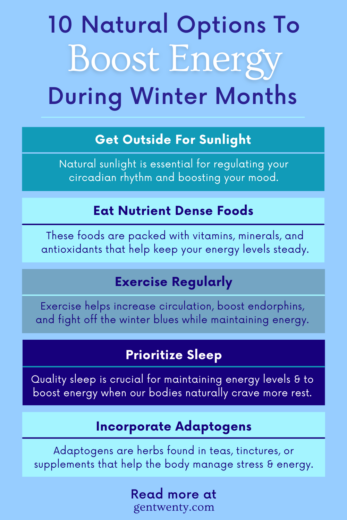 15 Natural Ways to Boost Energy in the Winter Months - GenTwenty