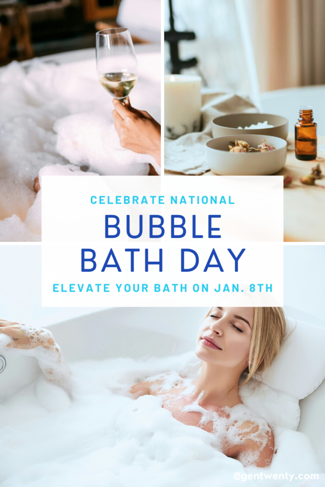 10 Ways to Elevate Your Bath for National Bubble Bath Day (January 8th)