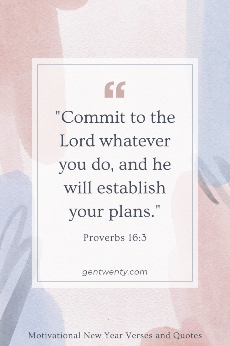 Motivational Christian New Year Quotes & Verses - GenTwenty