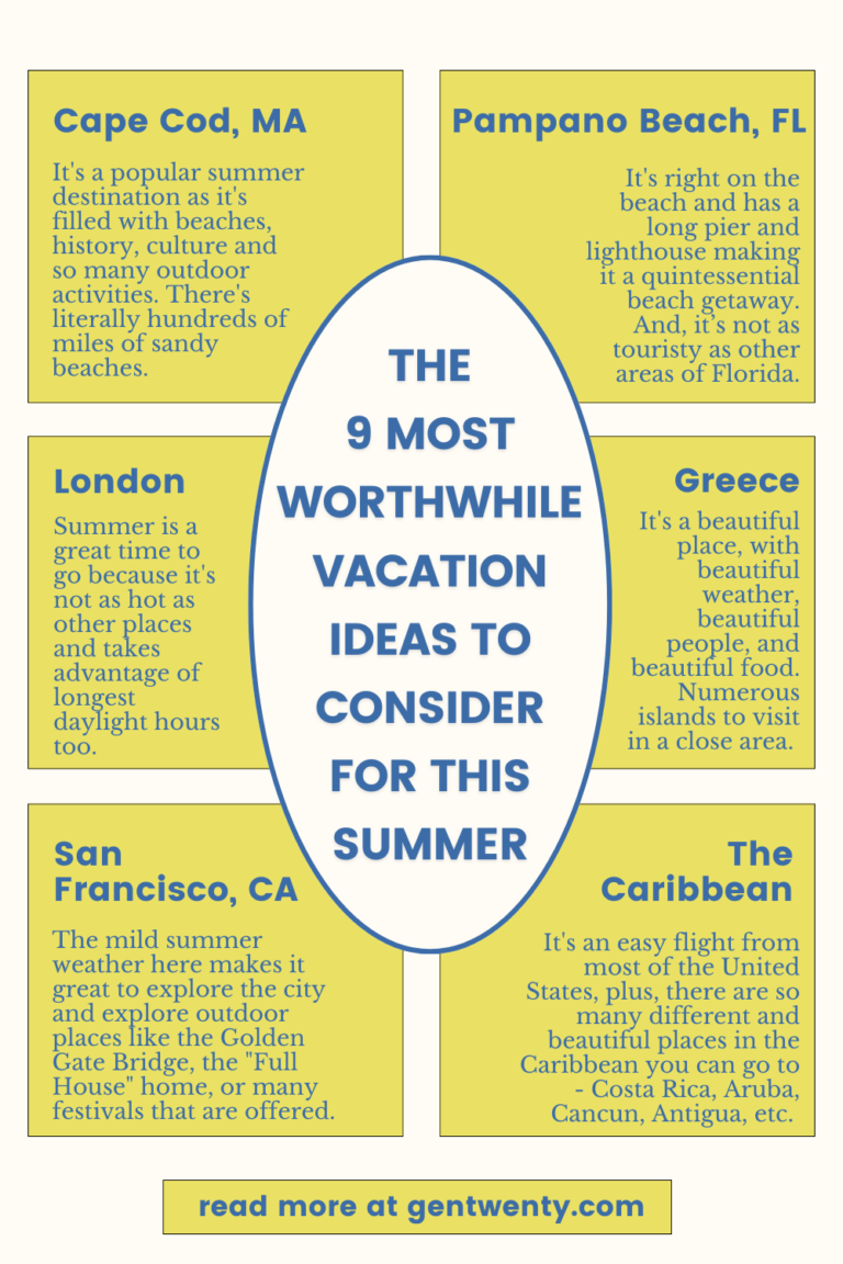 9 Worthwhile Summer 2025 Vacation Ideas - GenTwenty
